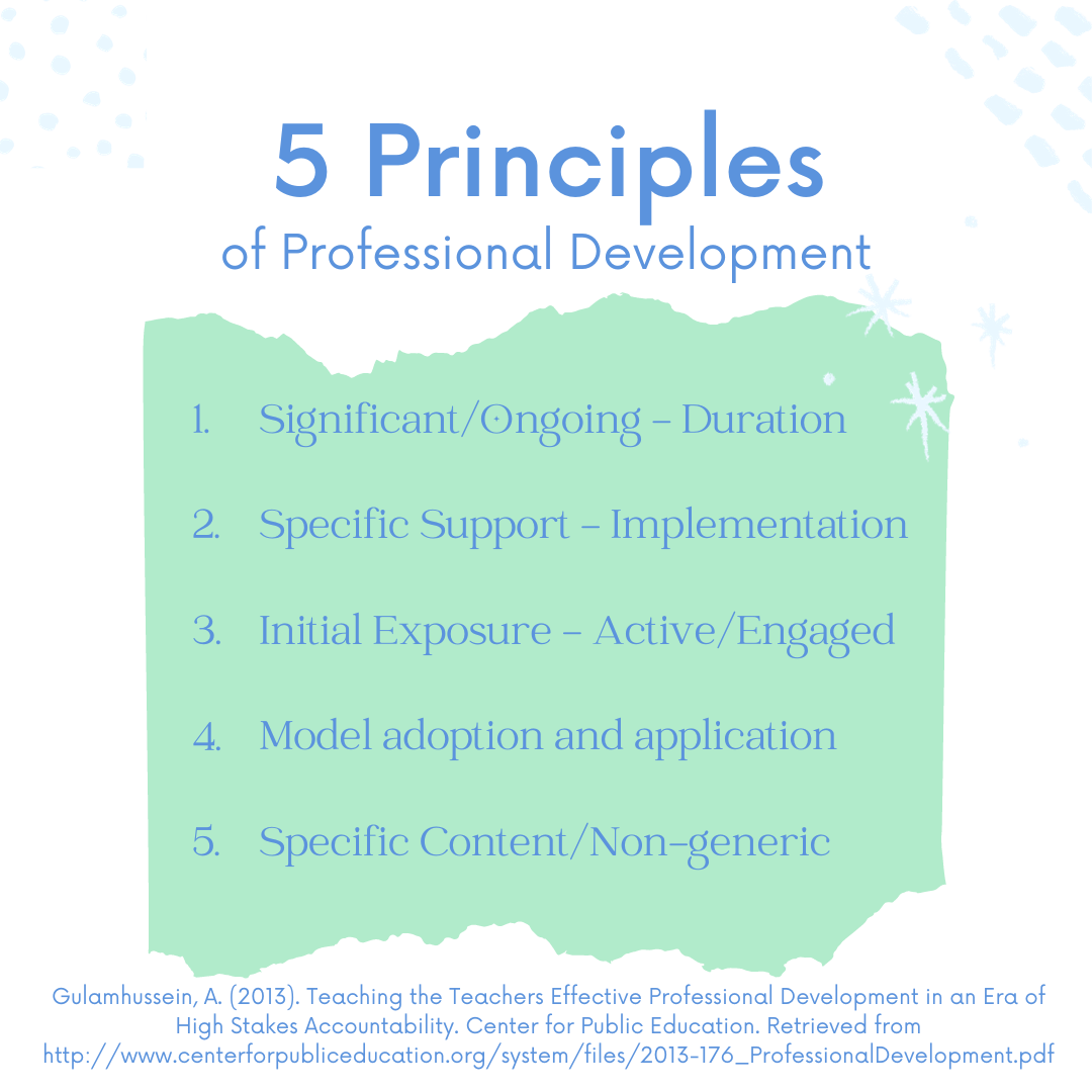 Effective Professional Learning – The Advisor That Cares